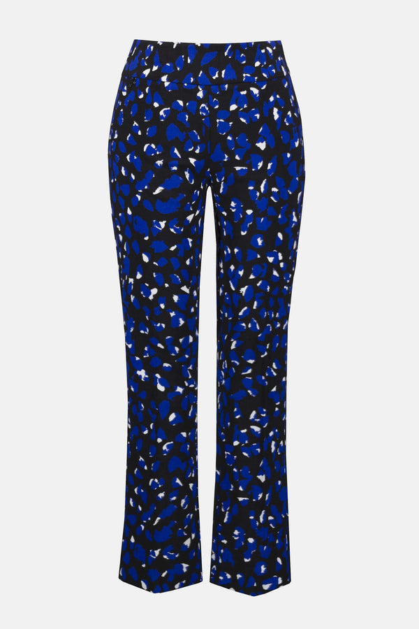 253268B Royal Blue Millennium Pattern Straight Leg Pant - Darling